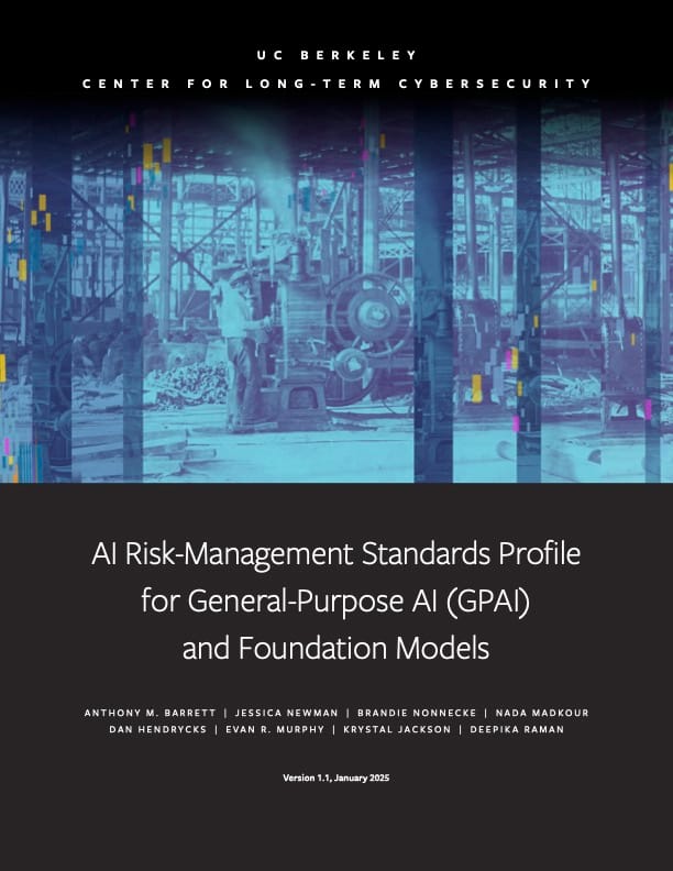 AI Risk-Management Standards Profile for General-Purpose AI (GPAI) and ...