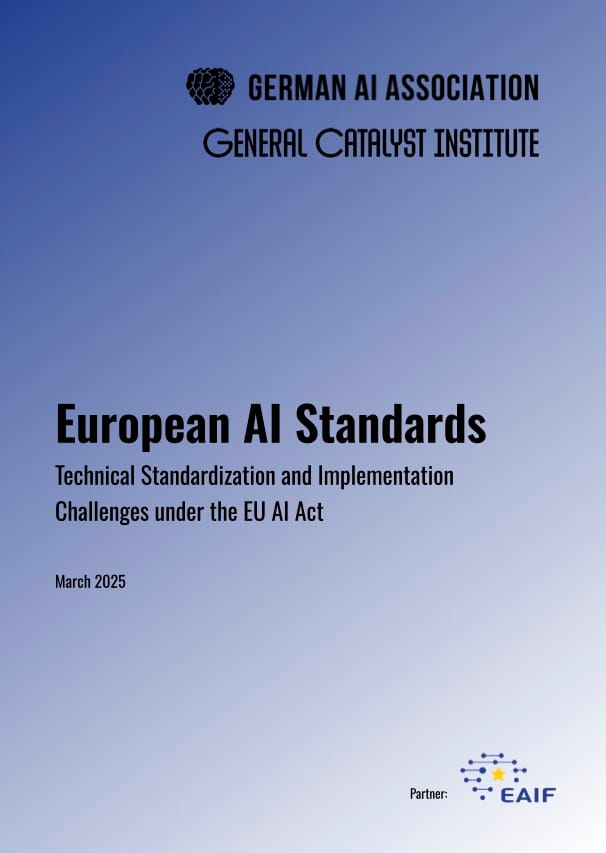 European AI Standards Technical Standardization and Implementation ...