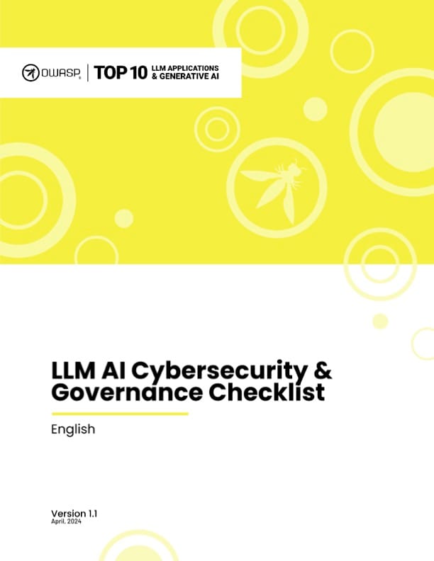 LLM AI Cybersecurity & Governance Checklist