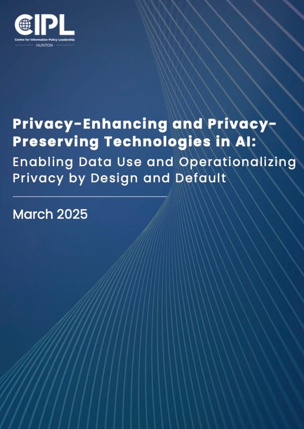 Privacy-Enhancing and Privacy Preserving Technologies in AI