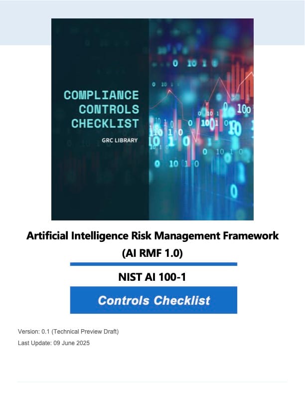AI RMF 1.0 Controls Checklist
