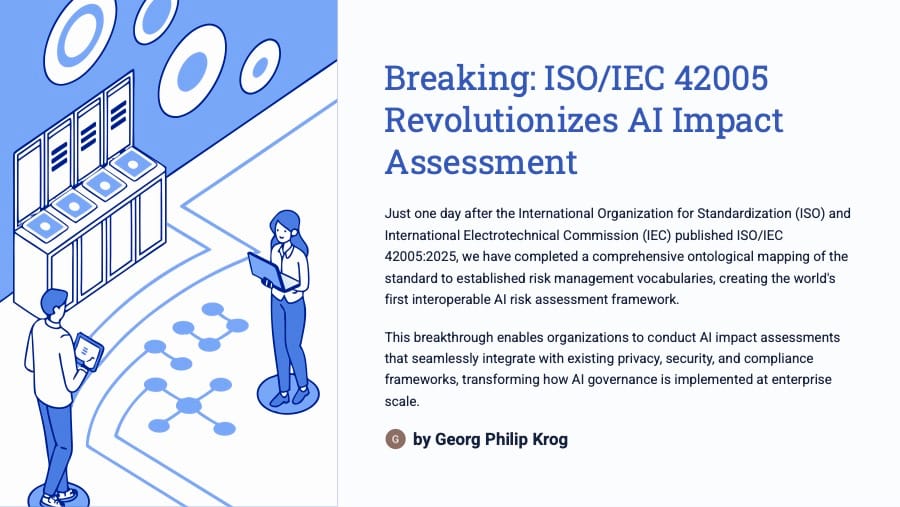 ISO/IEC 42005 Revolutionizes AI Impact Assessment