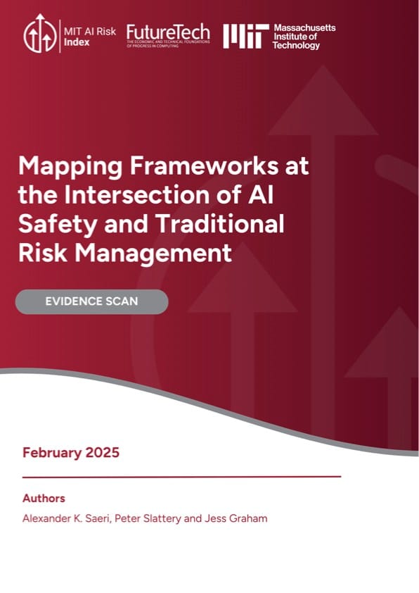Mapping Frameworks at the Intersection of AI Safety and Traditional ...