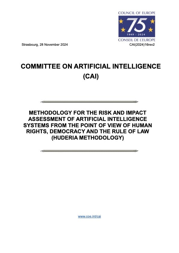 METHODOLOGY FOR THE RISK AND IMPACT ASSESSMENT OF ARTIFICIAL ...