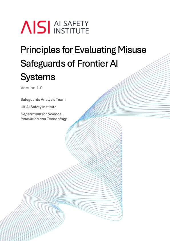 Principles for Evaluating Misuse Safeguards of Frontier AI Systems