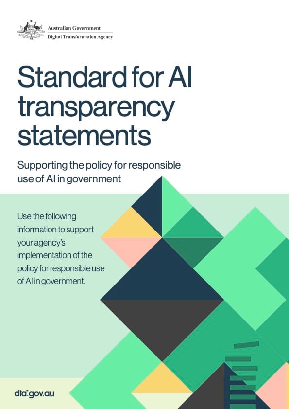 Standard for AI transparency statements